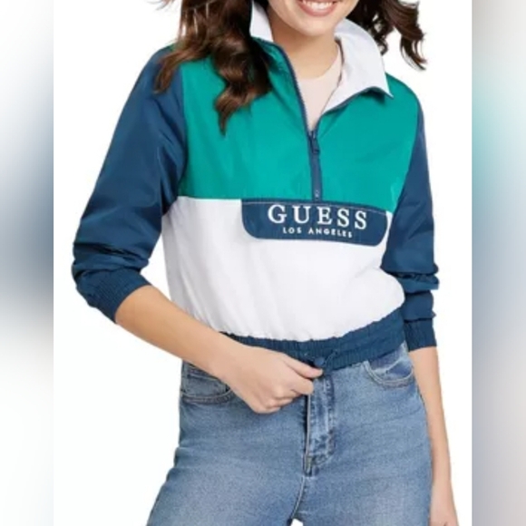 Guess | Jackets & Coats | Rare 7 Nwt Womens M Jacket Guess Rain ...